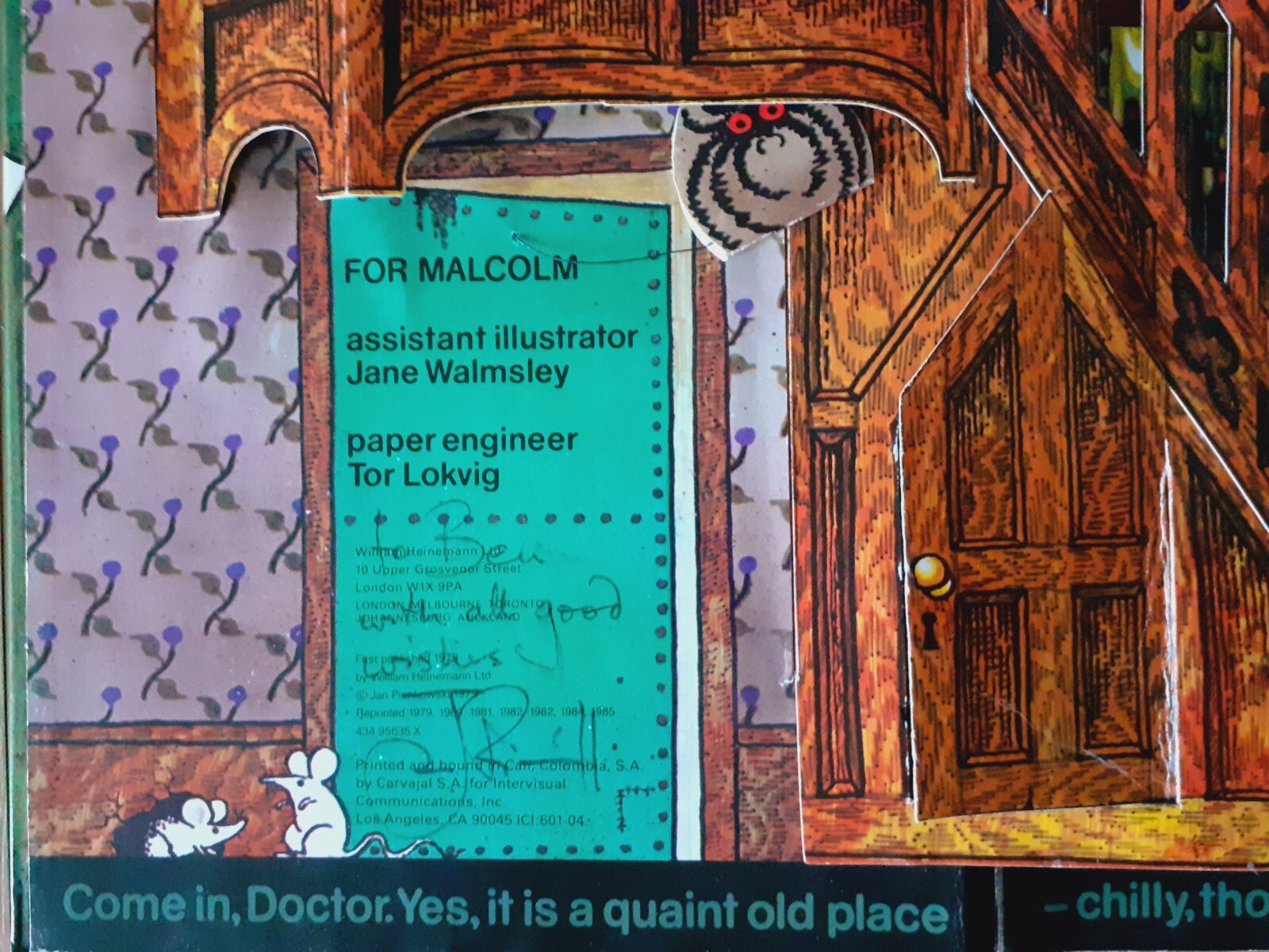 HAUNTED HOUSE Pop-up Books x2 SIGNED by JAN PIENKOWSKI Heinemann | eBay UK