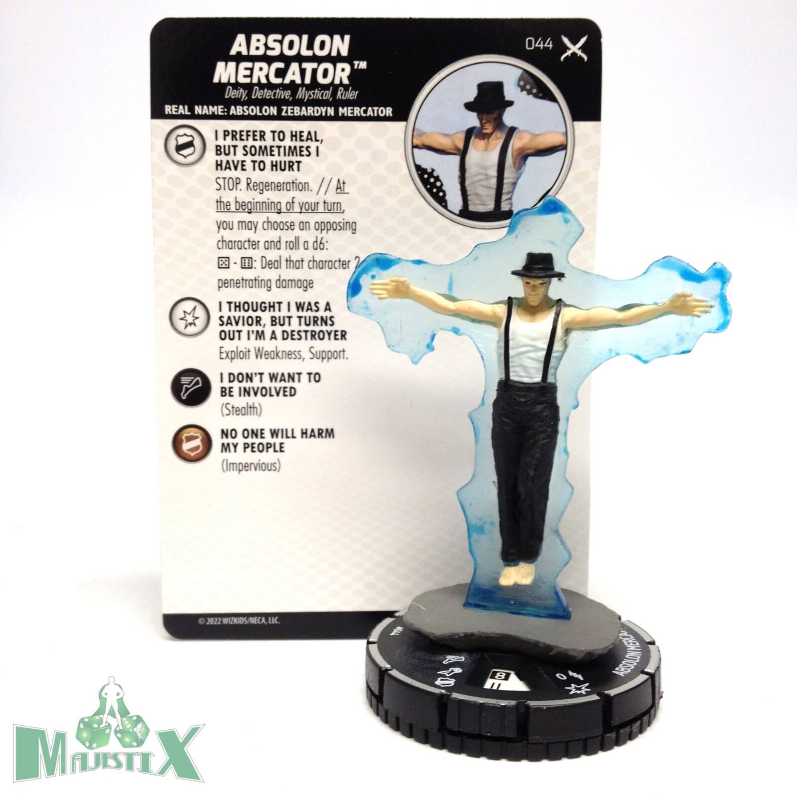 Heroclix X-Men: X of Swords set Absolon Mercator #044 Rare figure w ...