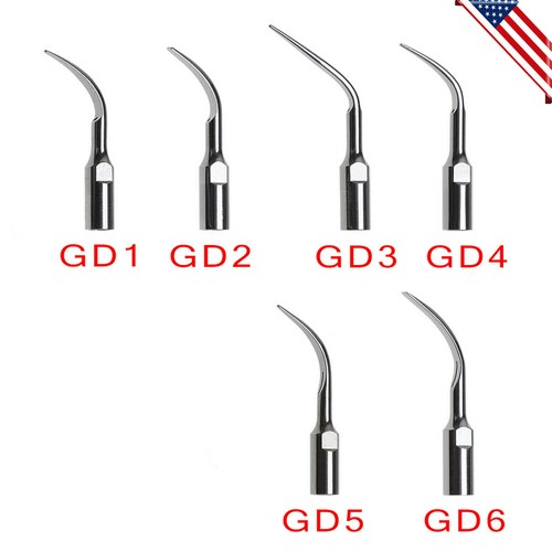 5PCS Dental Ultrasonic Piezo Scaler Tips Scaling For DTE Satelec ...