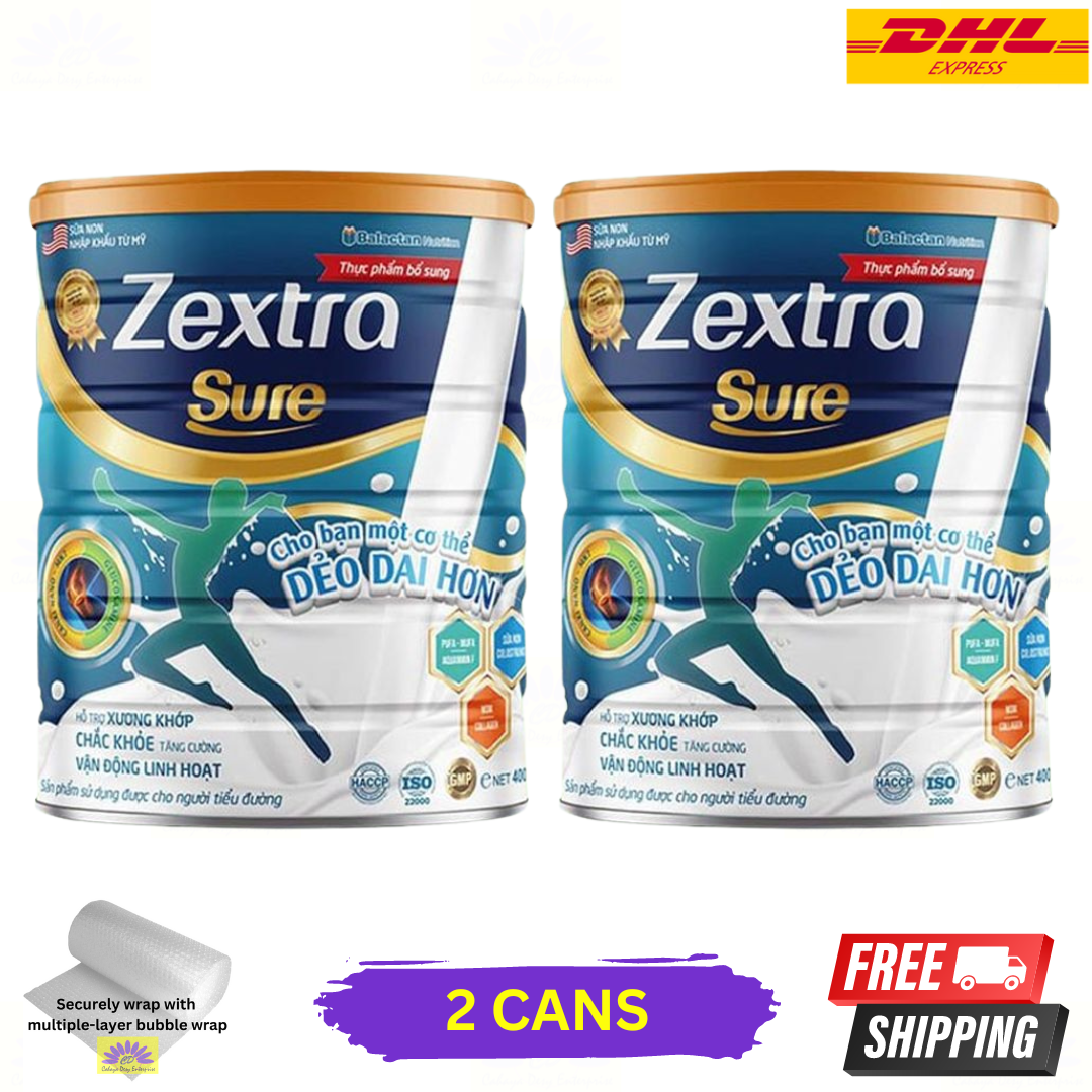 2 X Zextra Sure Milk 400g For Knee Back Pain Bone Strengthen - Express ...