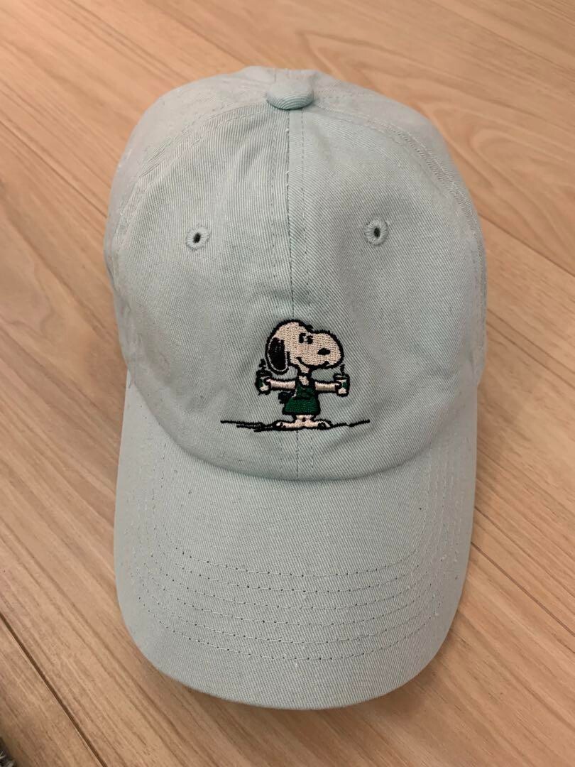Starbucks x Peanuts Collaboration Snoopy Baseball Cap… - Gem