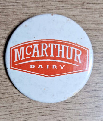 Vintage Dairy Pin McArthur Dairy Pinback Button | eBay