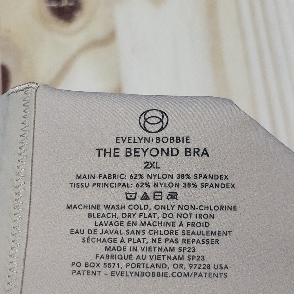Evelyn & Bobbie Womens Wirefree The Beyond Bra XX-Large Size 2XL Beige ...