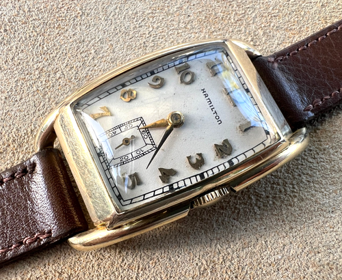 Vintage Hamilton carriage case driver's curvex watch 194's original ...