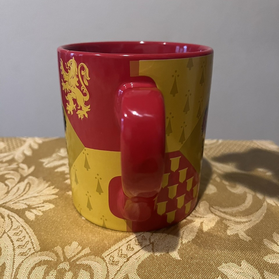 Harry Potter Gryffindor House Crest Coffee Mug Tea Cup 14oz Red Yellow ...