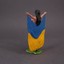 Scale Figure painted 1:18 S200 Girl Woman with ukrainian flag | eBay