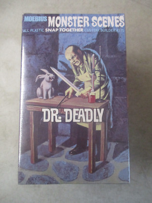 MIB 2010 MOEBIUS MONSTER SCENES DR. DEADLY SNAP TOGETHER MODEL KIT 1/13 ...
