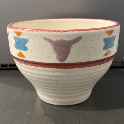 Treasure Craft Pottery Southwestern Saratoga Dip Mixing Serving Bowl 5. ...