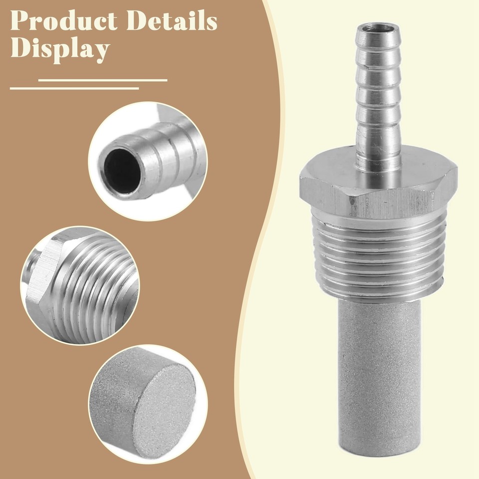 Home Brewing Inline Oxygenation Diffusionsstein BelüFtungsstein 1/2 Npt ...