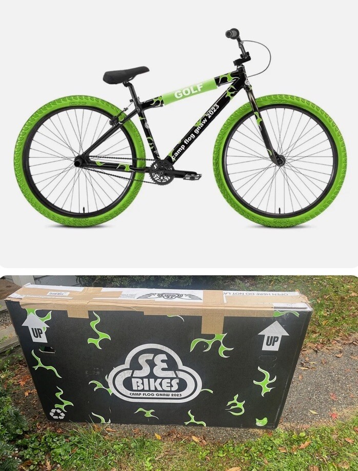 Camp Flog Gnaw 2023 Bike Super VIP SE Big Flyer Tyler the Creator Rare ...