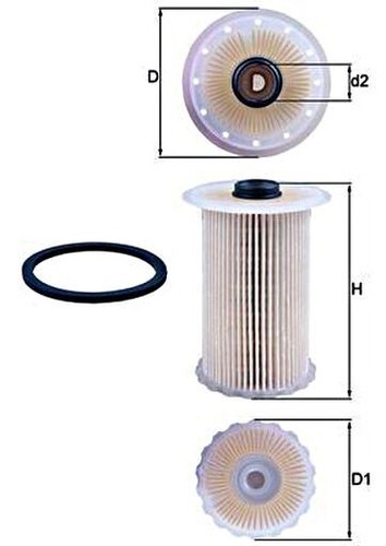 MAHLE Fuel Filter For FORD C-Max Focus II Galaxy Mondeo IV S-Max ...