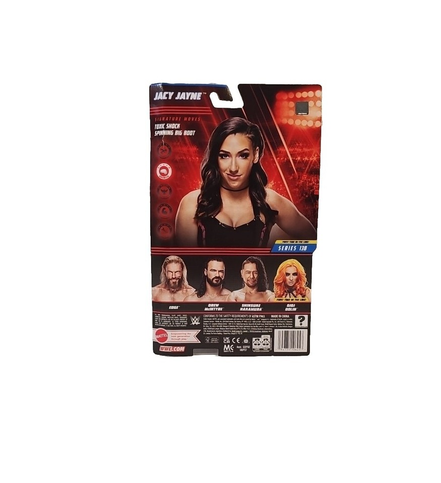 WWE Jacy Jayne Action Figure First Time In The Line Series #138 | eBay