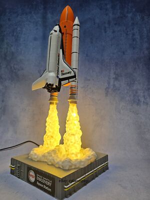 1:200 US NASA Space Shuttle Night Lamp Model Rocket Spacecraft 3D Model ...