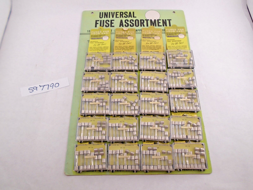 Vintage Littelfuse Universal Fuse Display 20 Packs Of 10 Fuses Each ...