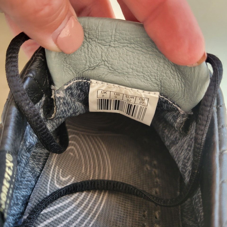 PUMA Concorde GTX Smart Quill Tech Gore-Tex Black Leather Golf Shoes ...