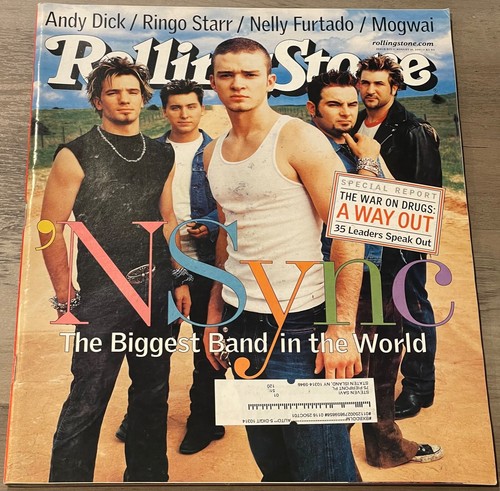 Rolling Stone Magazine Issue 875 Aug. 16, 2001 NSync Biggest Band In ...