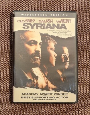 SYRIANA DVD BY GEORGE CLOONEY MATT DAMON JEFFREY WRIGHT VERY GOOD ...