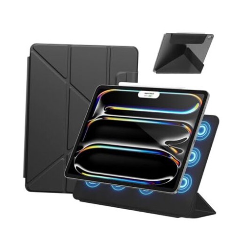 Socedeep for iPad Air 11 inch Case M3/M2, Y Fold Magnetic iPad Air Black | eBay