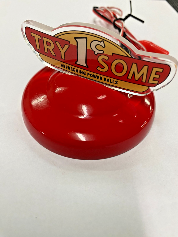 Twilight Zone Pinball Gumball Machine Light Lid (WITH SIGN!) | eBay