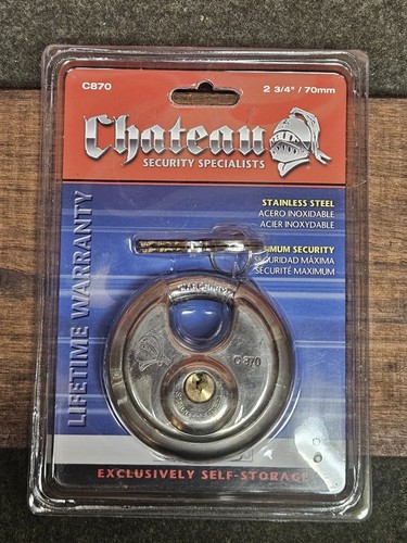 Chateau Security Specialists Stainless Steel Storage Lock 3/4"/70mm ...
