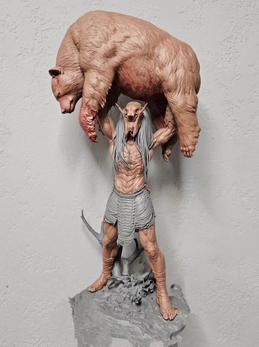 1/24 Scale Alien Hunting Resin Figures Model Kit Unpainted Unassembled ...