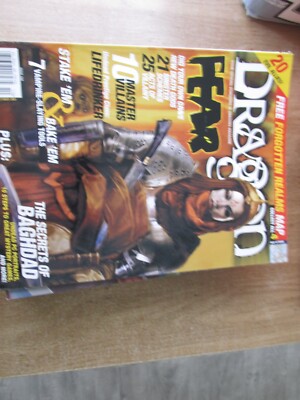 TSR DUNGEONS & DRAGONS DRAGON MAG MAGAZINE RPG VGC ROLE PLAYING AD&D ...