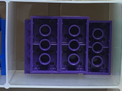 LEGO Parts - Dark Purple Brick 2 x 4 - No 3001 - QTY 5 | eBay