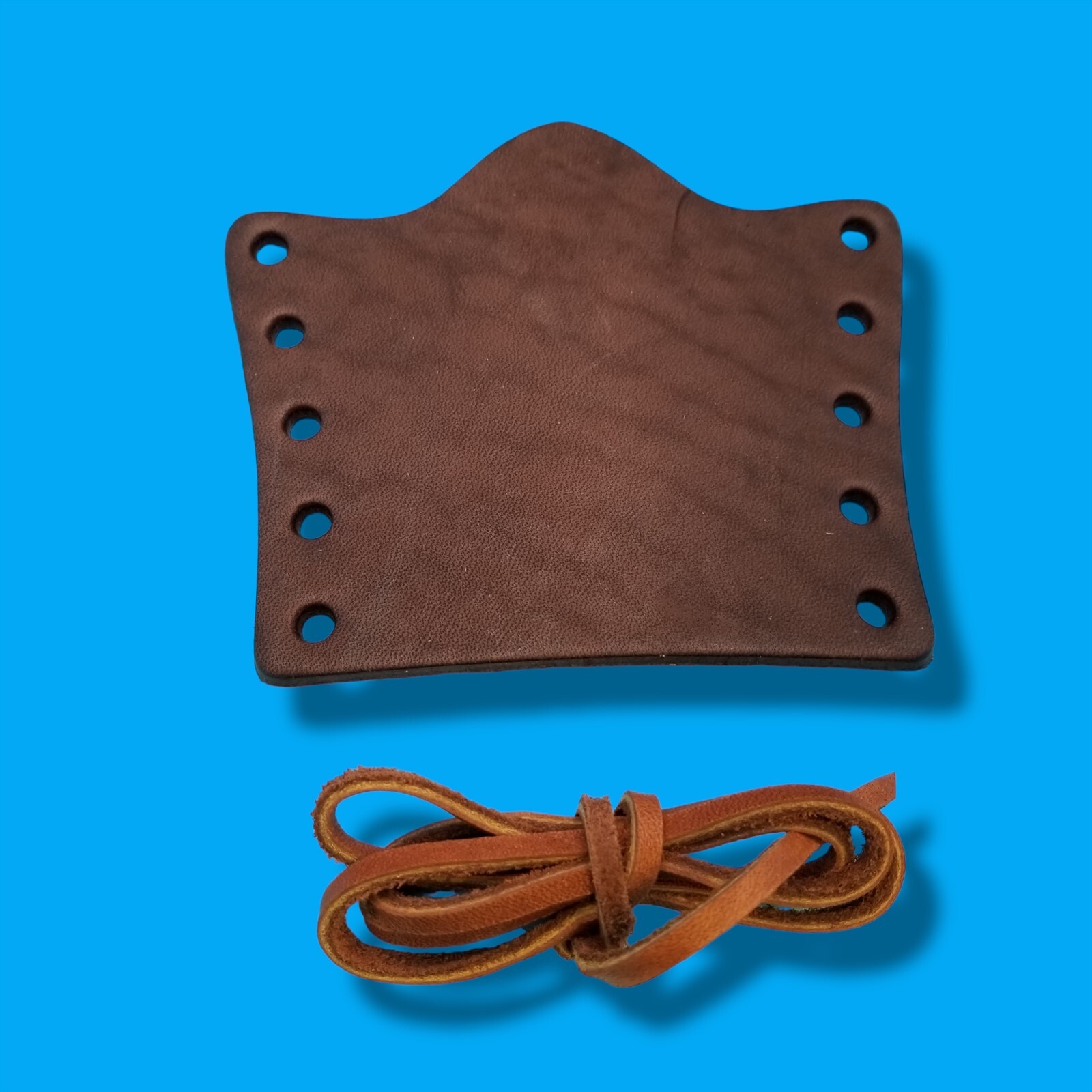 Axe Collar Overstrike Guard 4" Leather Hatchet Protector Latigo Lacing ...