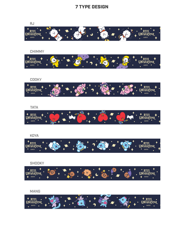 BTS BT21 Official Hand Strap Universtar Key Chain Holder KPOP Goods ...