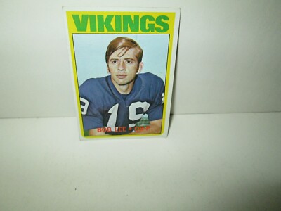 BOB LEE 1972 CARD Topps #71 Rookie Rc Minnesota Vikings ATLANTA FALCONS ...