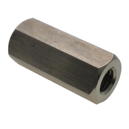 Qty 1 Rod Coupler Nut M16 (16mm) x 48mm Stainless Steel Hex Connector ...