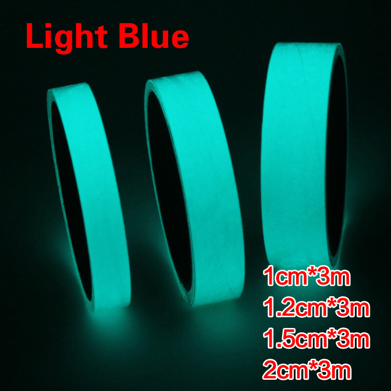 Luminous Fluorescent Tape Night Glow In The Dark Self-adhesive Sticker ...