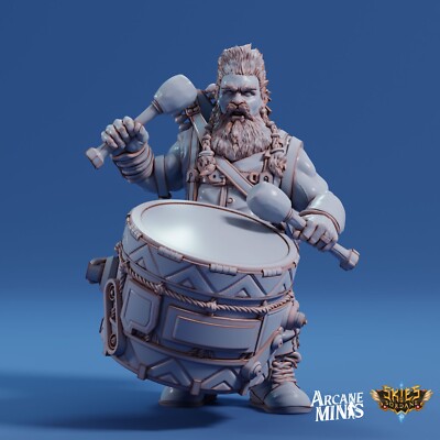 Dwarf Bard Pose 1 | Arcane Minis | D&D Miniature | eBay