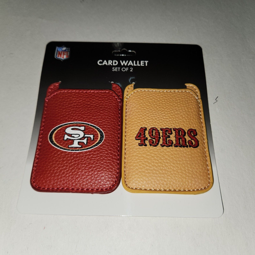 San Francisco 49ers NFL Cell Phone Card Wallet Set of Two | eBay
