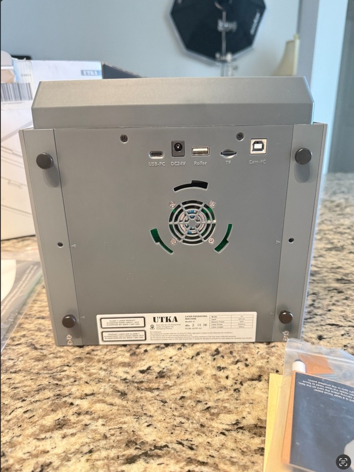 UTKA A1 10W Mini Laser Engraver with Cemera,3.93 * 3.93inch Portable ...