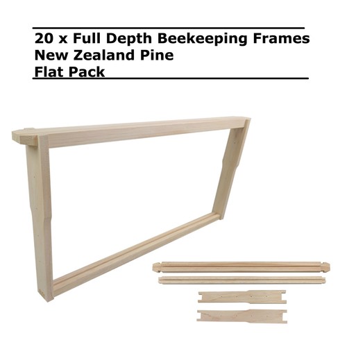 20 x Full Depth Unassembled Beekeeping Frames Deep Bee Frame Timber ...