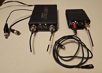LECTROSONICS UCR-205-D UHF WIRELESS RECEIVER UM200B Transmitter BLK 29 ...