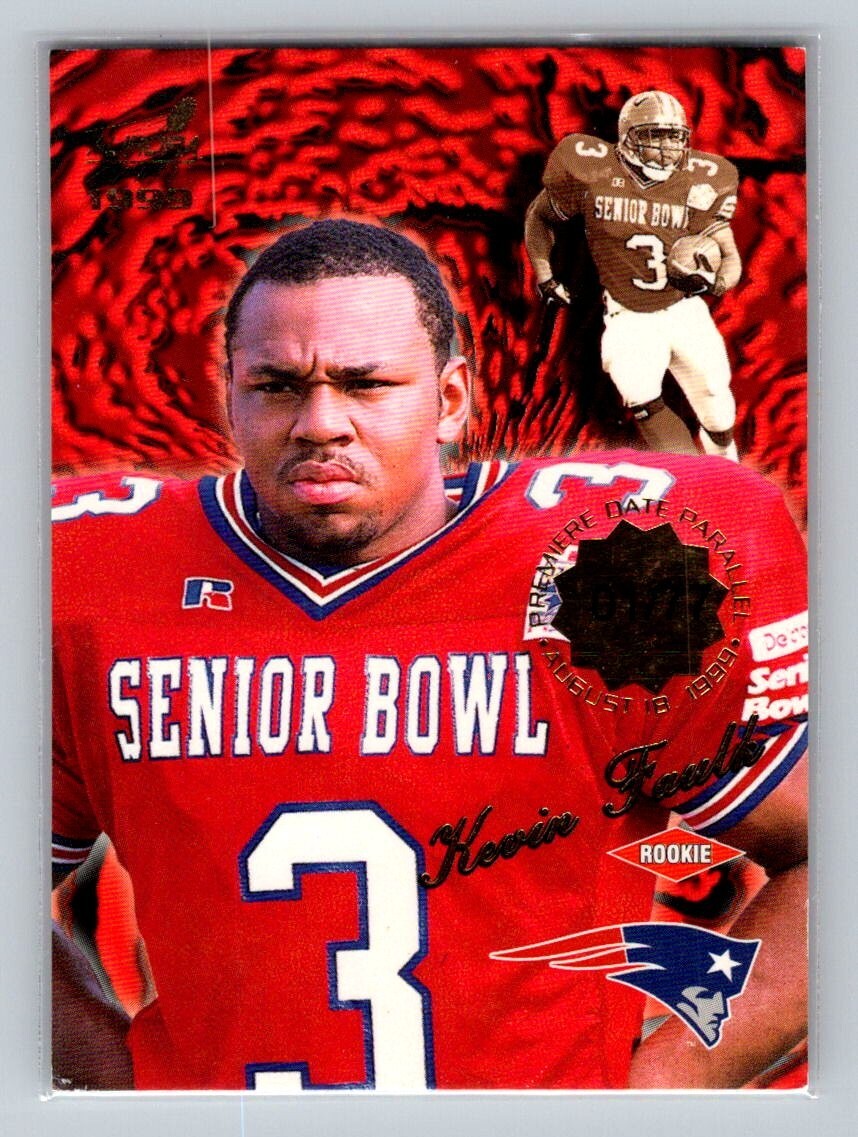 1999 Pacific Aurora Premiere Date Kevin Faulk Rookie Card RC #d 1/77 ...