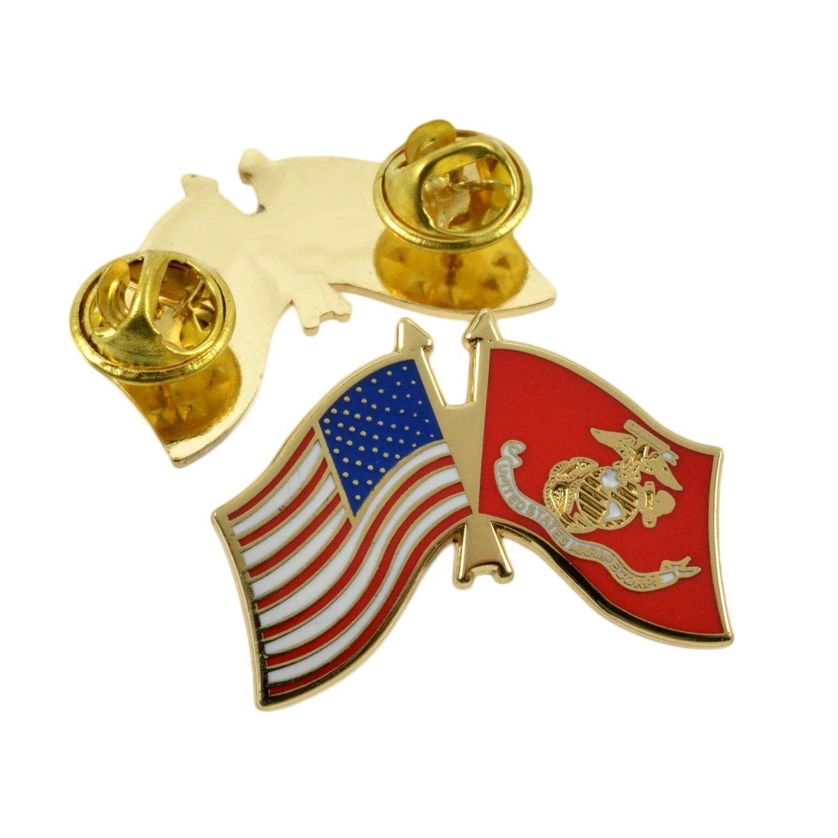 Crosses Marine American Flag