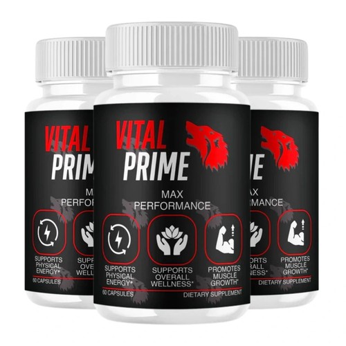 (3 Pack)Vital Prime Men Pills Maximize Energy, Vitality & Stamina (180 ...