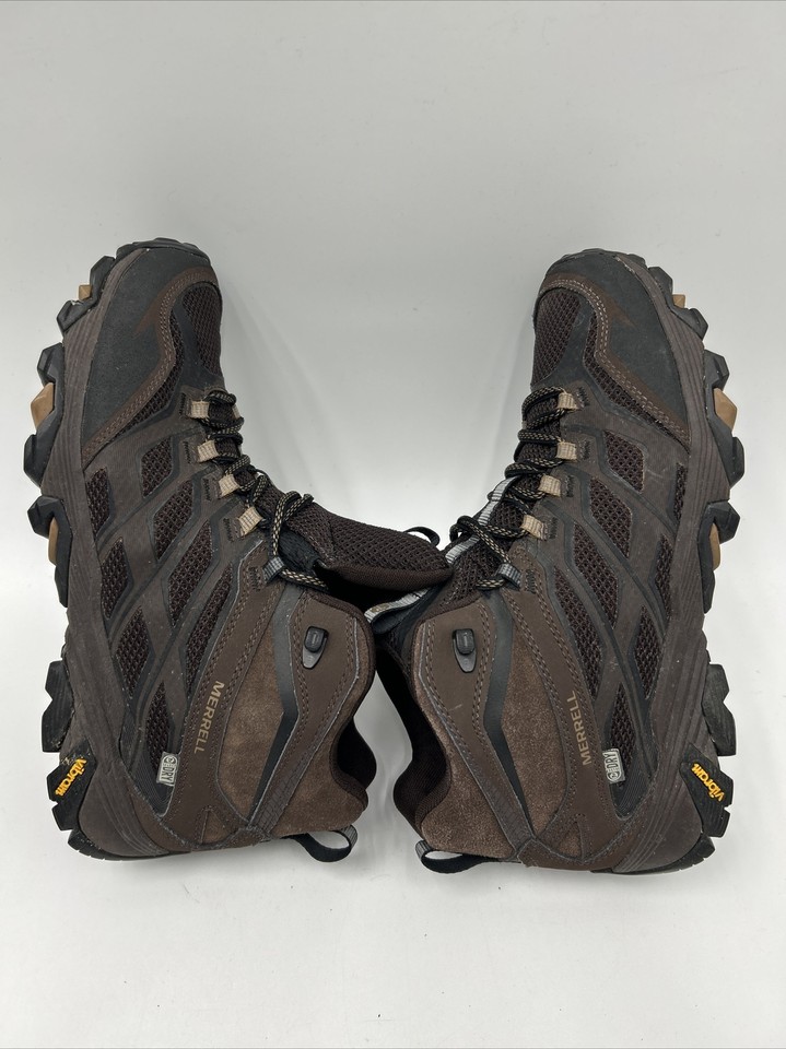 Merrell Moab Boots Mens 10 Brown Select Dry Outdoors Trail Hiking Shoes ...