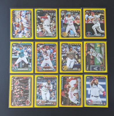 2024 Topps Series 1 YELLOW Parallel SP / Hanger Box Exclusive ~ YOU ...