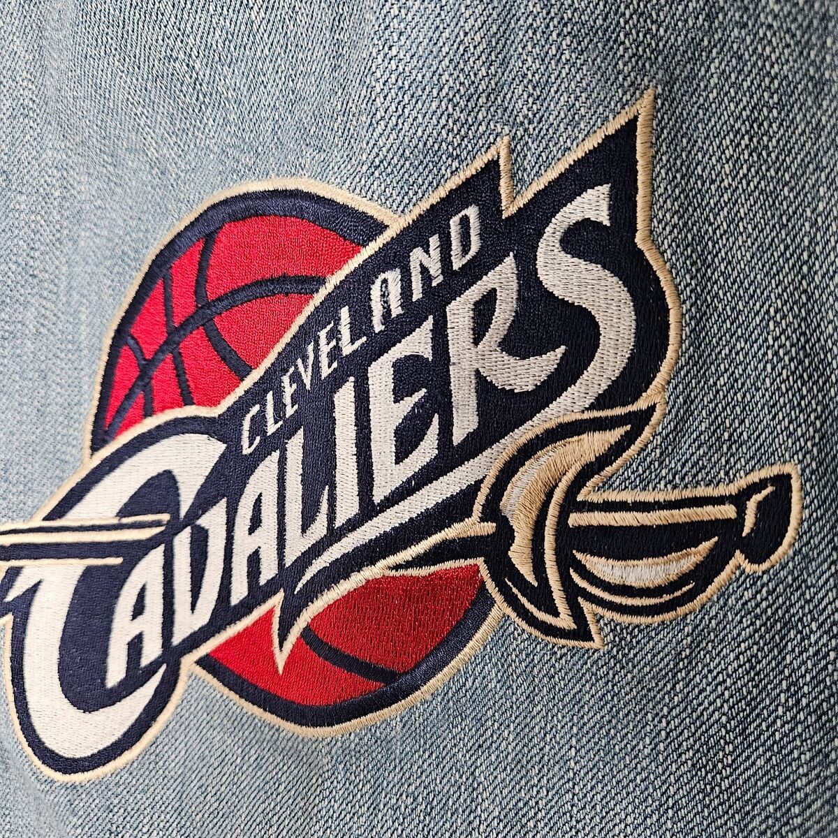 UNK NBA Cleveland Cavaliers Denim Jeans Embroidered Lebron UNK NBA Cleveland Cavaliers Denim Jeans Embroidered Lebron