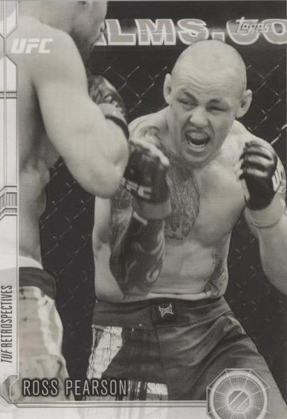 2015 Topps UFC Chronicles - Black and White #84 Ross Pearson /188 for ...
