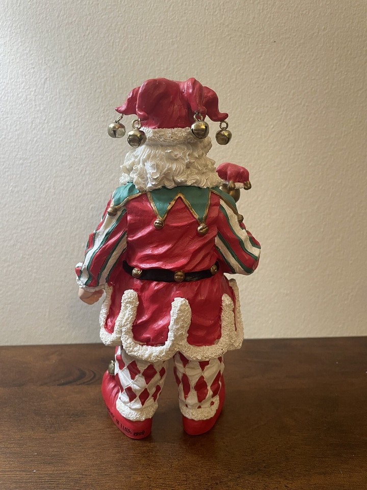 Vintage House of Lloyd Jester Joker Santa Claus Figurine Resin 9 ...
