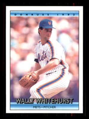 1992 BASEBALL 1992 Donruss Wally Whitehurst New York Mets #134 1 | eBay