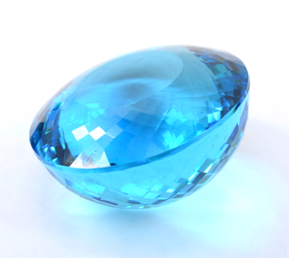 Natural 2000 Ct EGL Certified London Biggest Blue Topaz Gemstone Round ...
