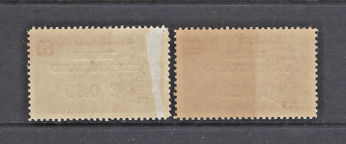 COSTA RICA OVERPRINTED on UNIVERSITY TAX STAMP MENA PR62a-b MNH 1947 | eBay