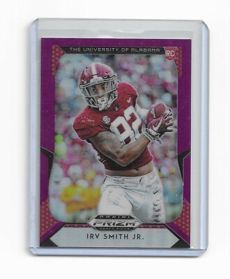 Irv Smith Jr. 2019 Prizm Draft Picks Purple Prizms Rookie Card #125 ...