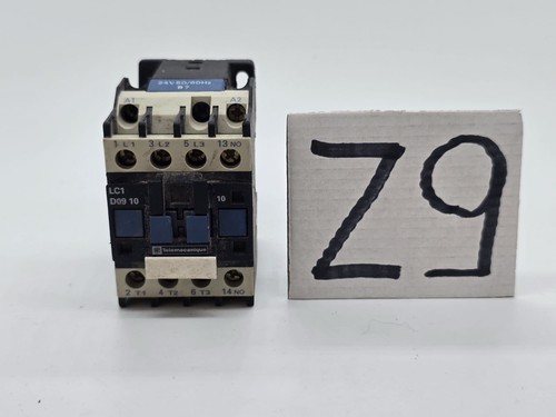 Telemecanique LC1 D09 10 Contactor 24V 50/60Hz Coil 25A 3-Pole 1NO ...